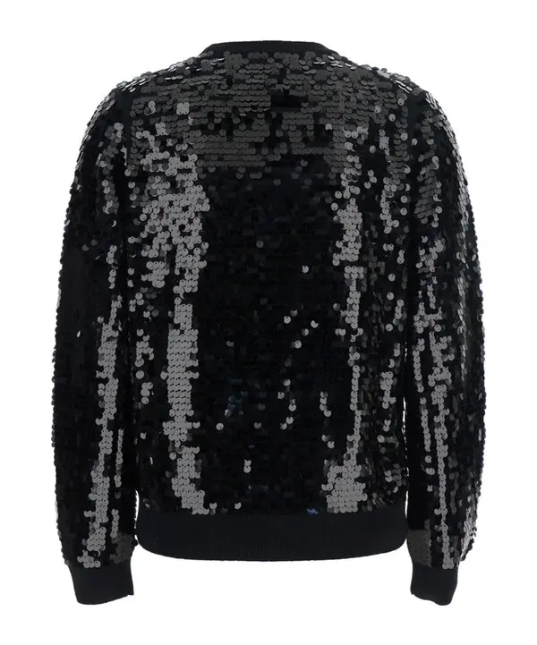 SEMICOUTURE Sequin Appliqué Sweater