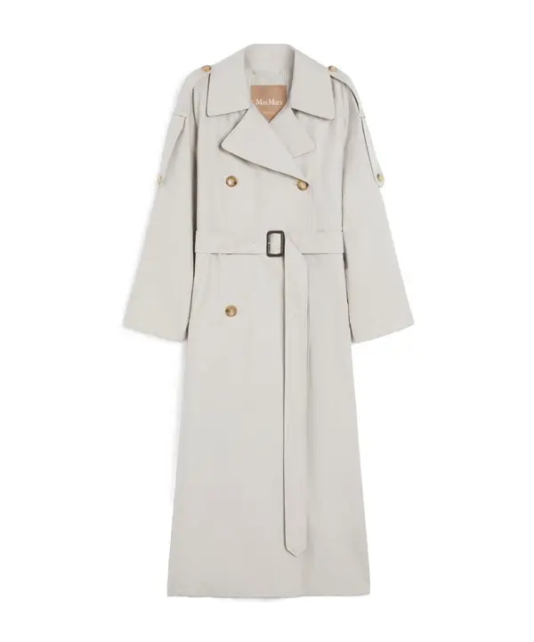 Max Mara Double-breasted Belted Coat - Raw