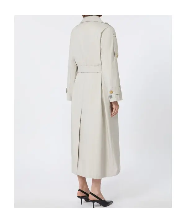 Max Mara Double-breasted Belted Coat - Raw