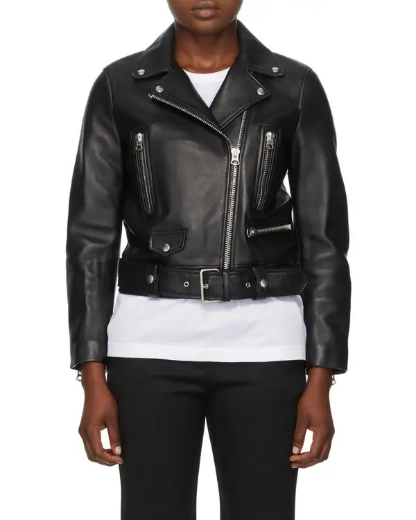 Acne Studios Zipped Biker Jacket