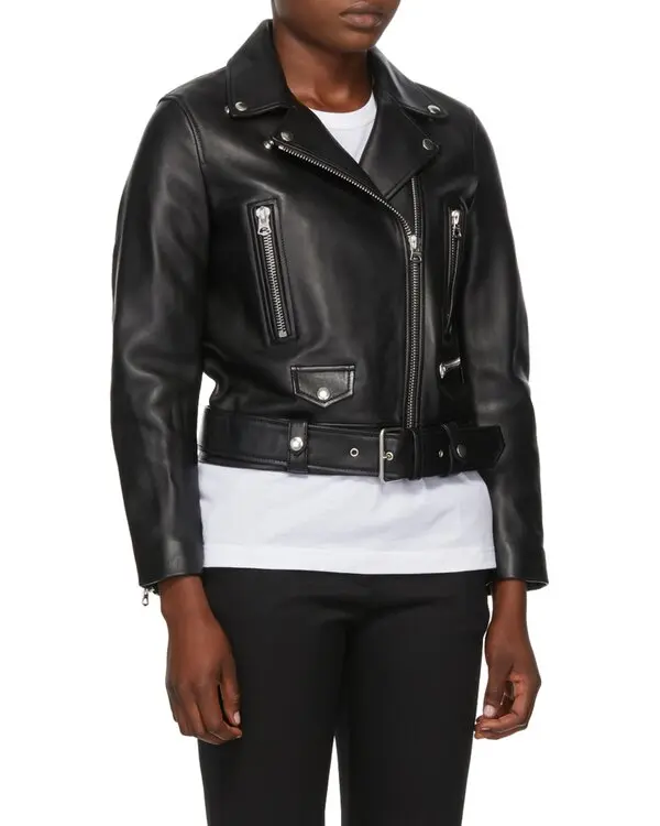 Acne Studios Zipped Biker Jacket