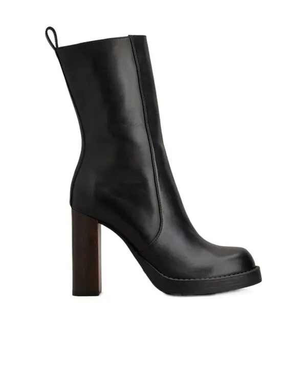 TOD'S Leather Zip-fastening Block-heel Boots