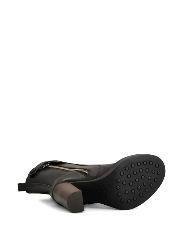 TOD'S Leather Zip-fastening Block-heel Boots