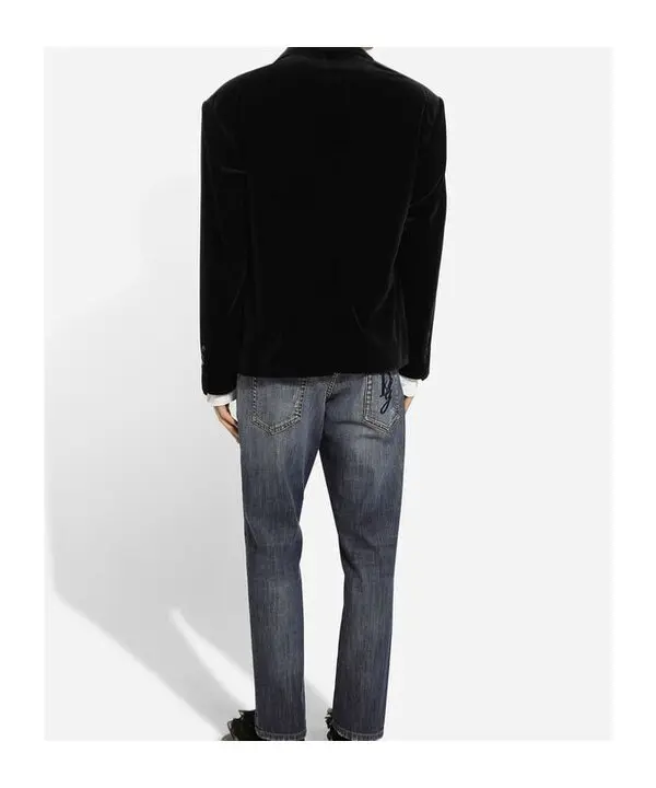 Dolce & Gabbana Dolce Gabbana Oversize Single-breasted Velvet Jacket
