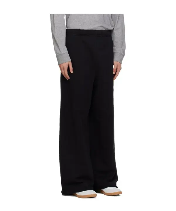MAISON MARGIELA Logo Patch Straight-leg Trousers