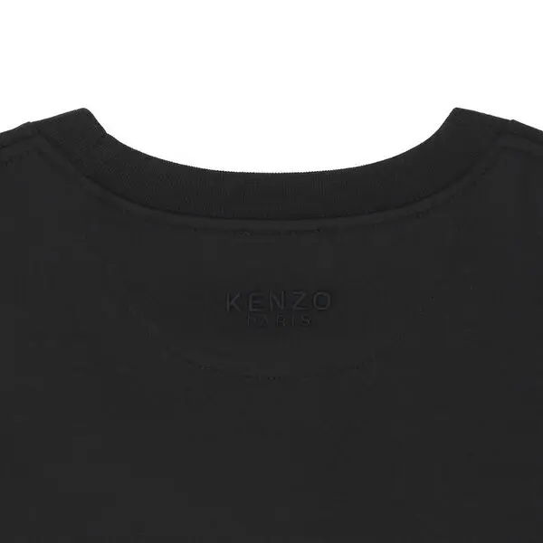 Kenzo Gots Wild Tiger Printed Crewneck T-shirt - Black