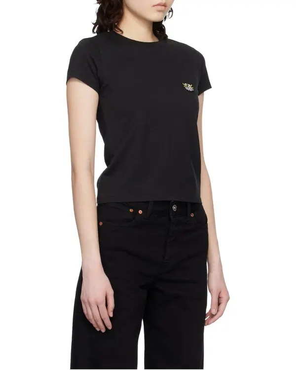 Kenzo Gots Wild Tiger Printed Crewneck T-shirt - Black