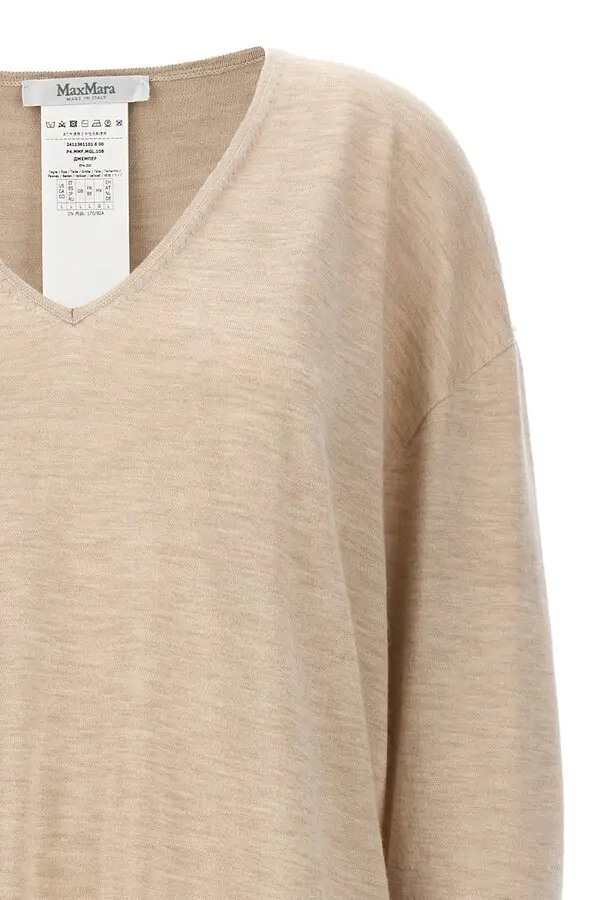 Max Mara Freccia V-neck Long-sleeved Jumper