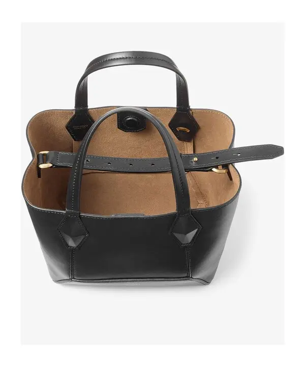 JIMMY CHOO Diamond Logo Small Tote Bag - Black