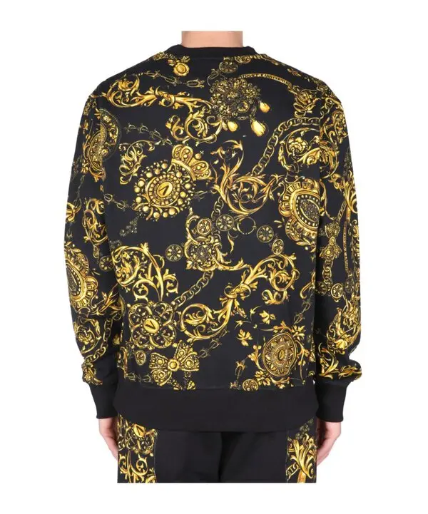 Versace Baroque Print Crewneck Sweatshirt
