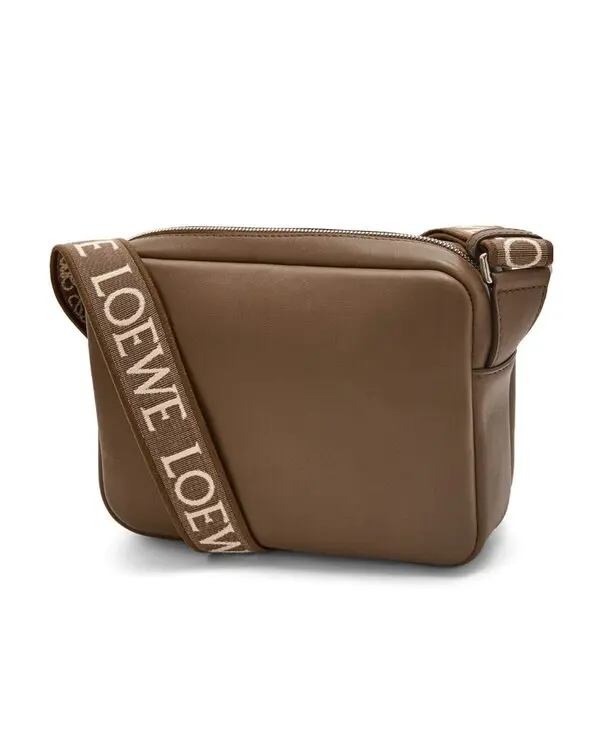 Loewe Military Messenger Bag In Calfskin And Jacquard