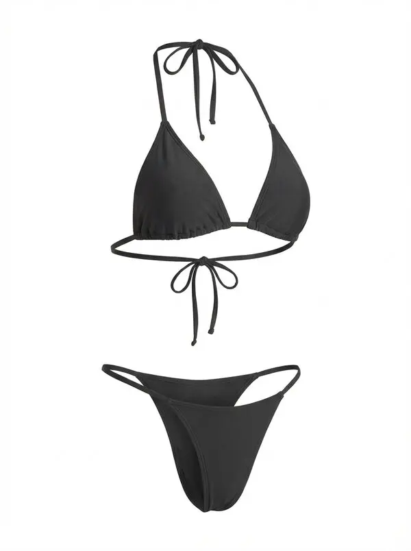 Gucci Interlocking G Jersey Bikini - Black