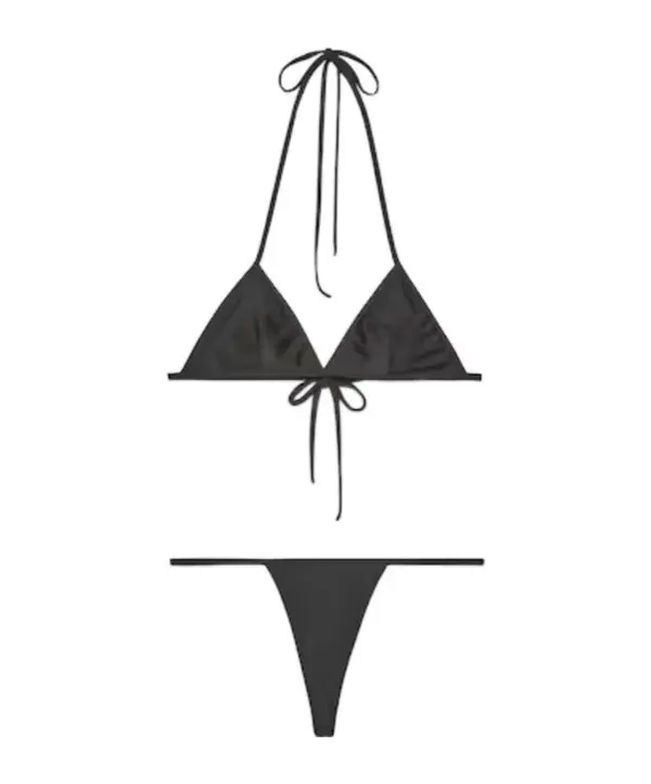 Gucci Interlocking G Jersey Bikini - Black