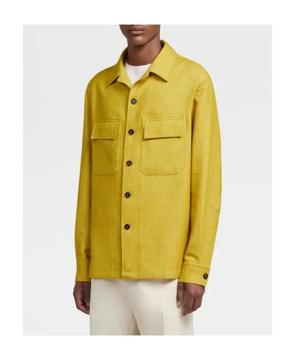Zegna Undershirt Coat - Yellow