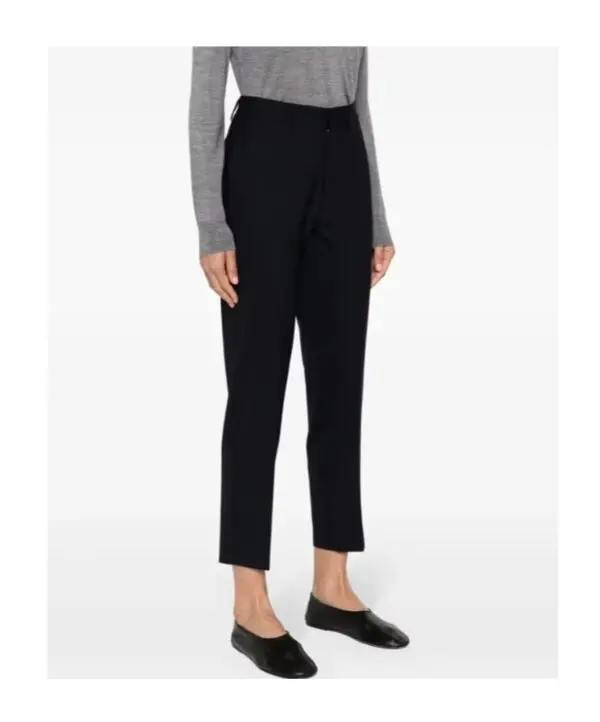 P.a.r.o.s.h Cropped Trousers With Pressed Crease