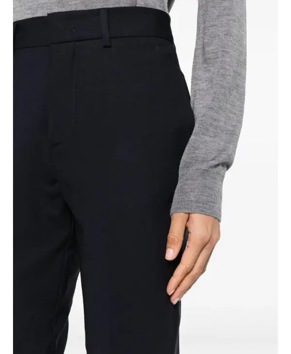 P.a.r.o.s.h Cropped Trousers With Pressed Crease