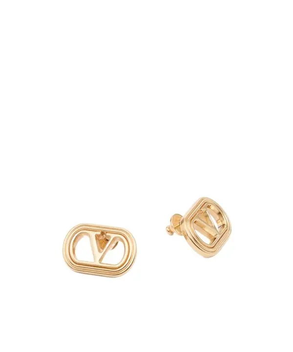 Valentino Garavani Vlogo Plaque Earrings