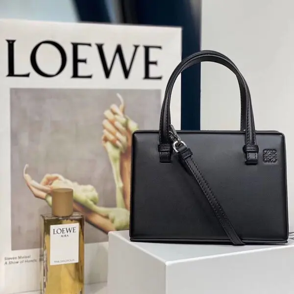 Loewe Postal Bag In Natural Calfskin
