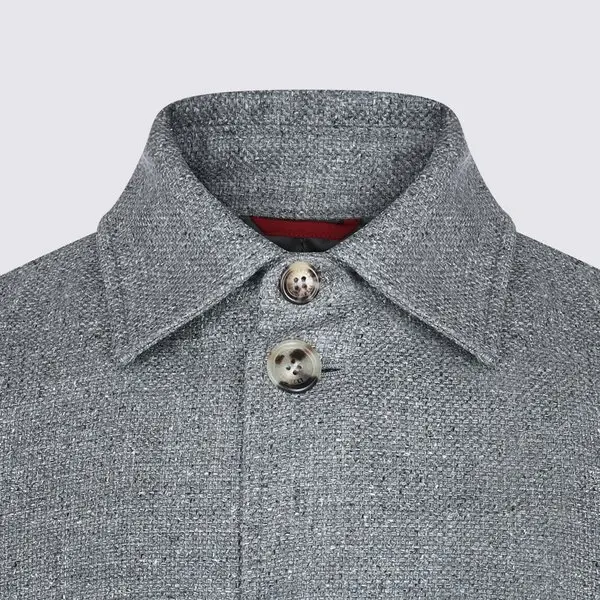 Brunello Cucinelli Long-sleeved Collared Jacket