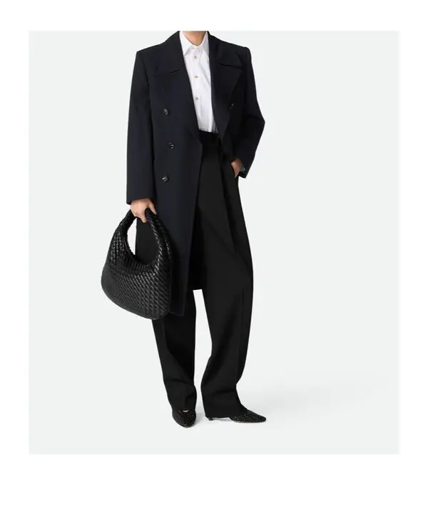Bottega Veneta Woven Leather Hobo Bag - Black
