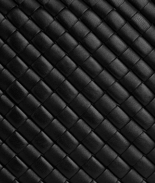 Bottega Veneta Woven Leather Hobo Bag - Black