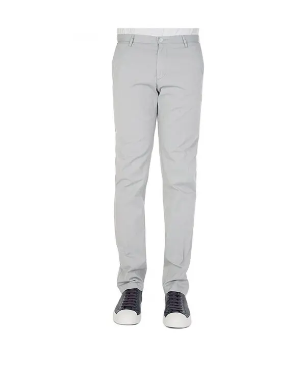 Hugo Boss Twill Casual Pants - Gray