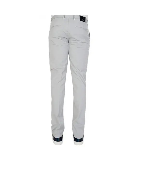 Hugo Boss Twill Casual Pants - Gray
