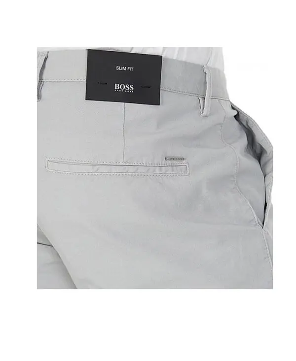 Hugo Boss Twill Casual Pants - Gray