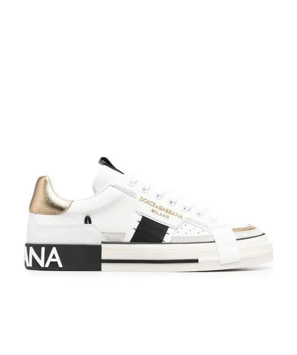 Dolce & Gabbana 2.zero Lace-up Sneakers - White