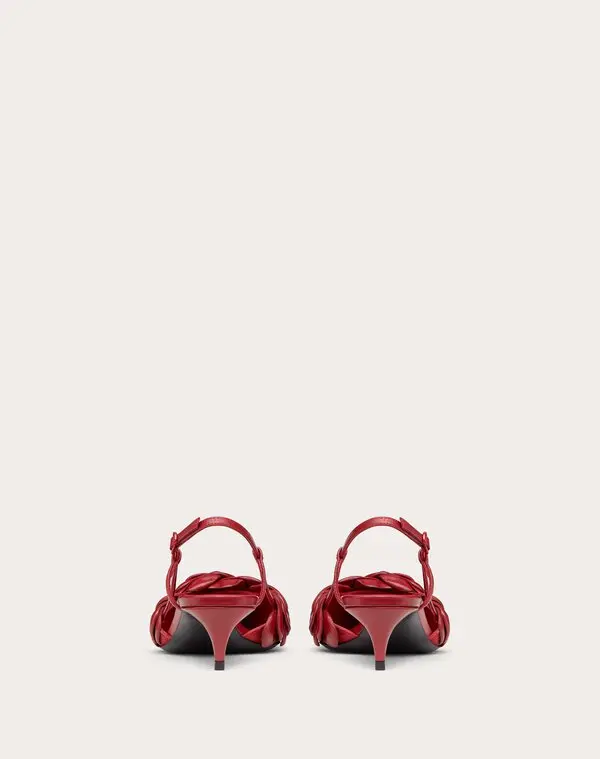 Valentino Garavani Atelier 03 Rose Edition Slingback Pumps - Red