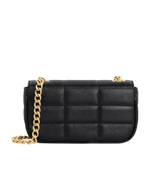 Celine Mini Shoulder Chain Matelasse Monochrome Quilted Calfskin Shoulder Bag