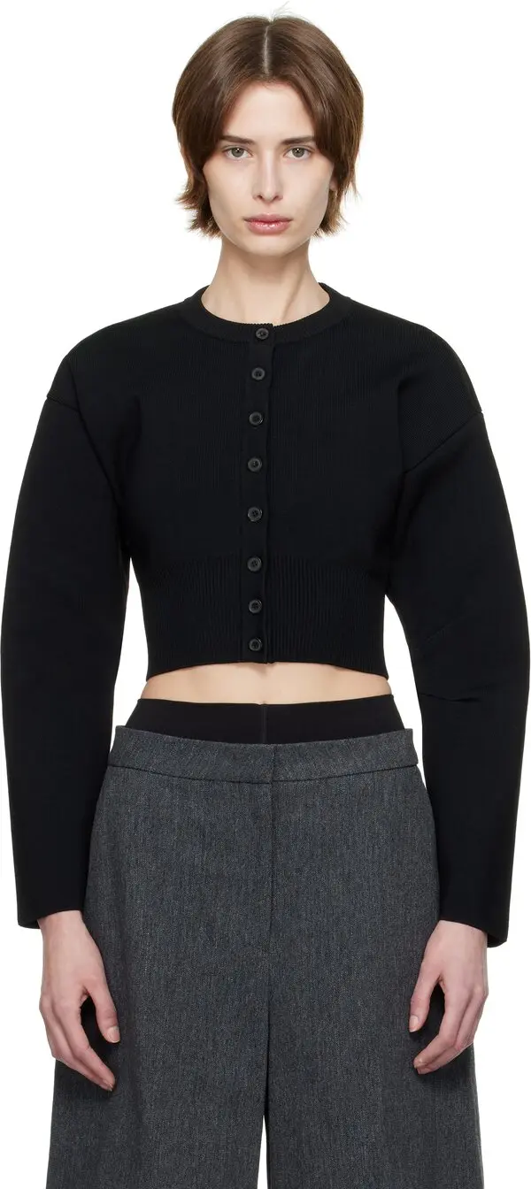 Wardrobe.NYC Ribbed Knit Cardigan