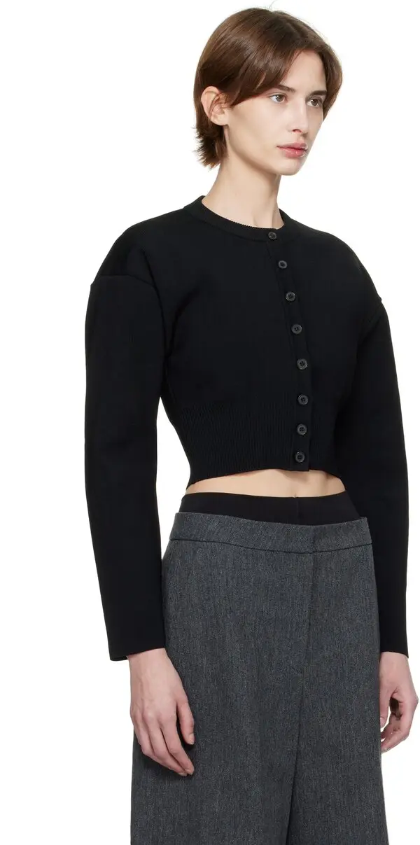 Wardrobe.NYC Ribbed Knit Cardigan