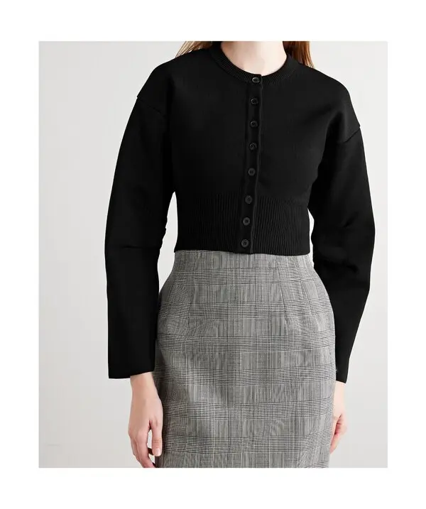 Wardrobe.NYC Ribbed Knit Cardigan