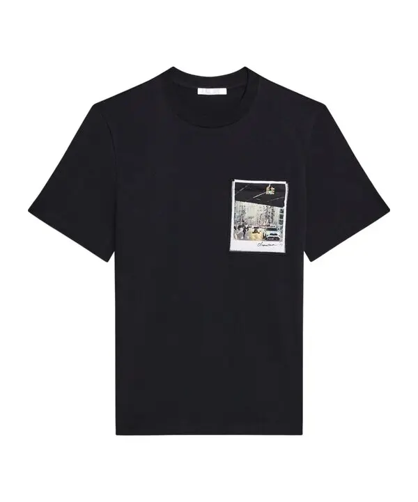 Helmut Lang Overpass Postcard T-shirt - Black