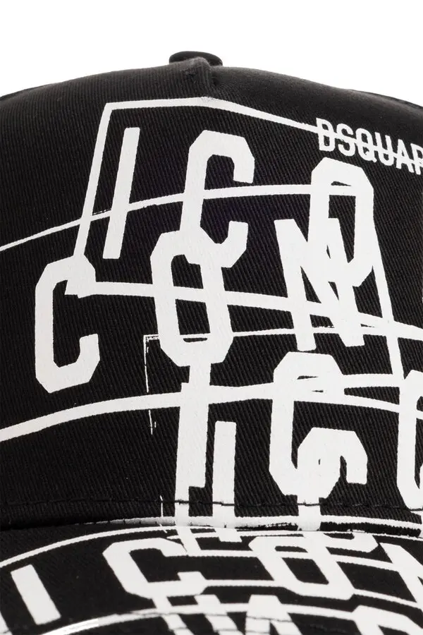 Dsquared2 Logo Printed Baseball Cap