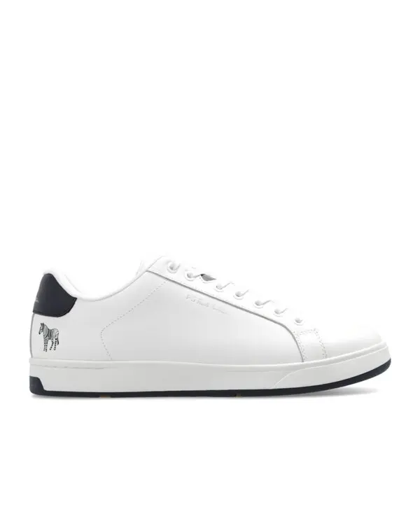 Paul Smith Albany Zebra Print Low-top Sneakers - White