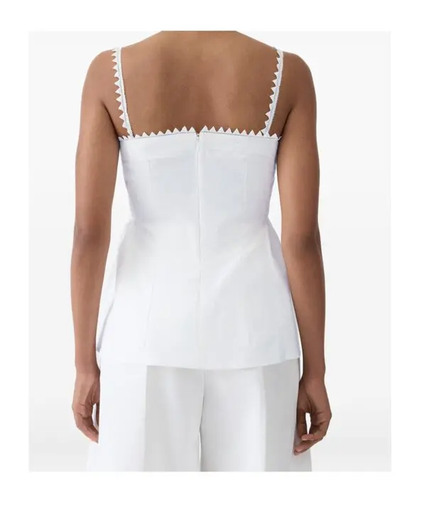 Jacquemus Traversin Sleeveless Top - White