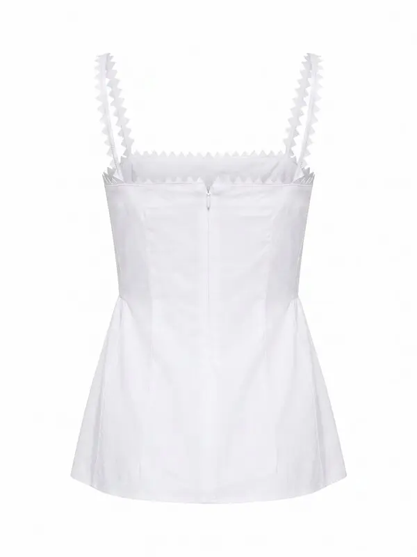 Jacquemus Traversin Sleeveless Top - White