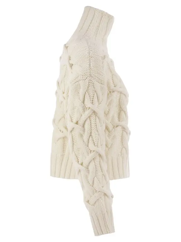 Brunello Cucinelli Braided High Neck Jumper