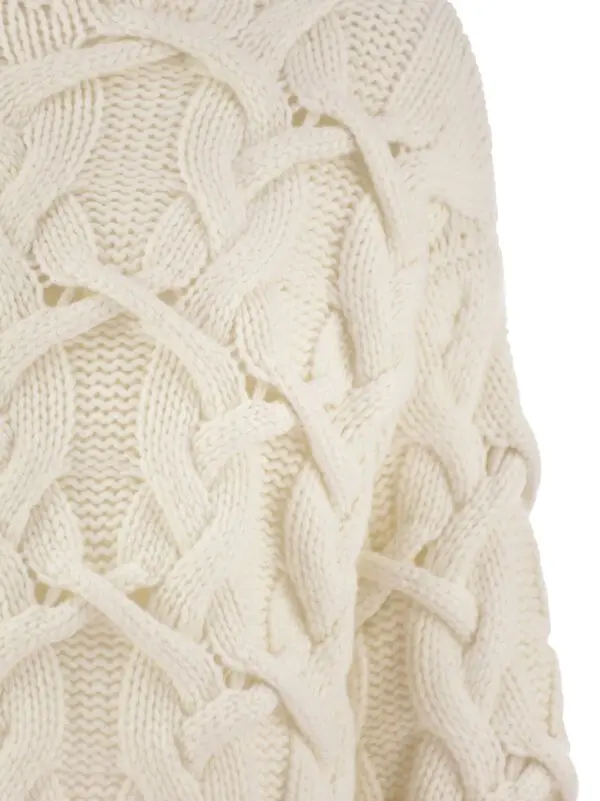 Brunello Cucinelli Braided High Neck Jumper