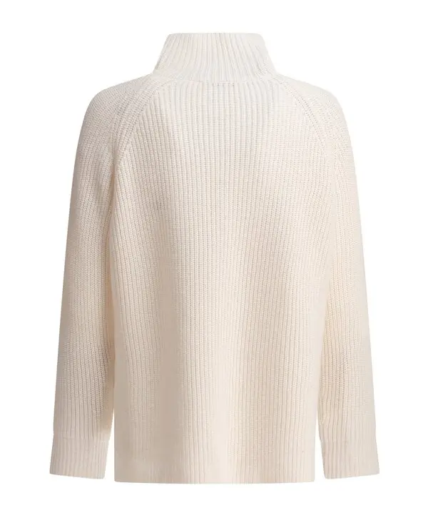 KANGRA Ribbed High-neck Cashmere Sweater