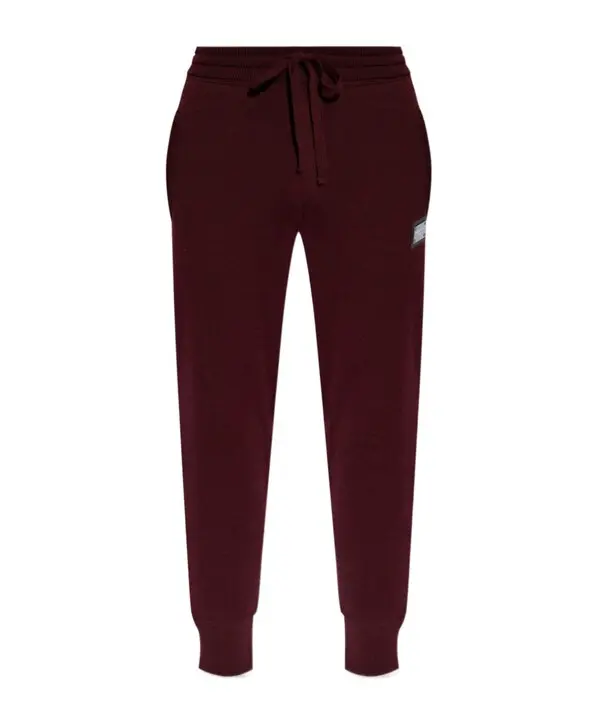 Dolce & Gabbana Dolce Gabbana Knitted Jogging Pants - Brown
