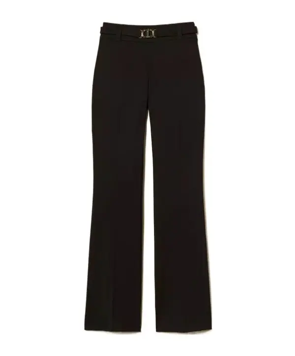 TWINSET Knitted Trousers - Black