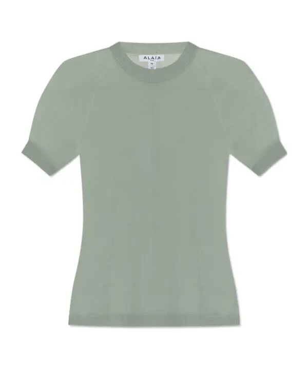 Alaïa Short Sleeve T-shirt - Gray