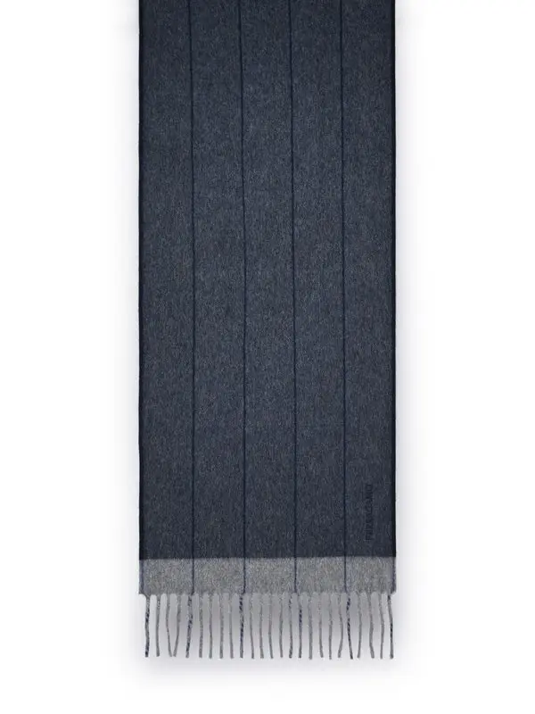 FERRAGAMO Fringed Knitted Scarf