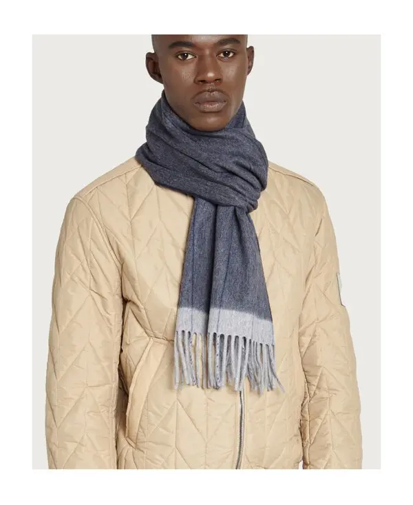 FERRAGAMO Fringed Knitted Scarf