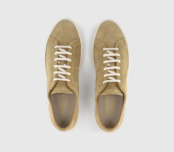 COMMON PROJECTS Achilles Suede Sneakers - Beige