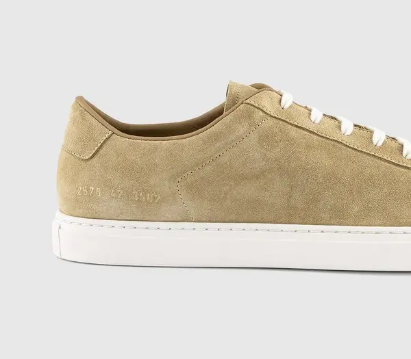 COMMON PROJECTS Achilles Suede Sneakers - Beige