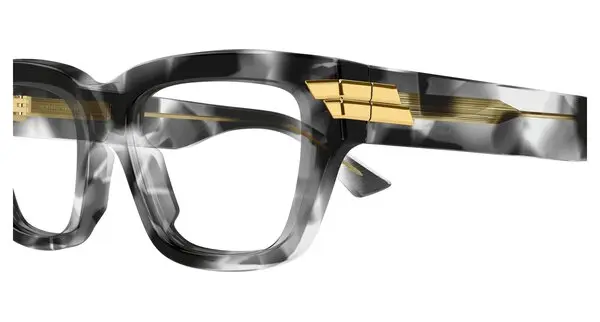 Bottega Veneta Rectangular Full Rim Eyeglasses